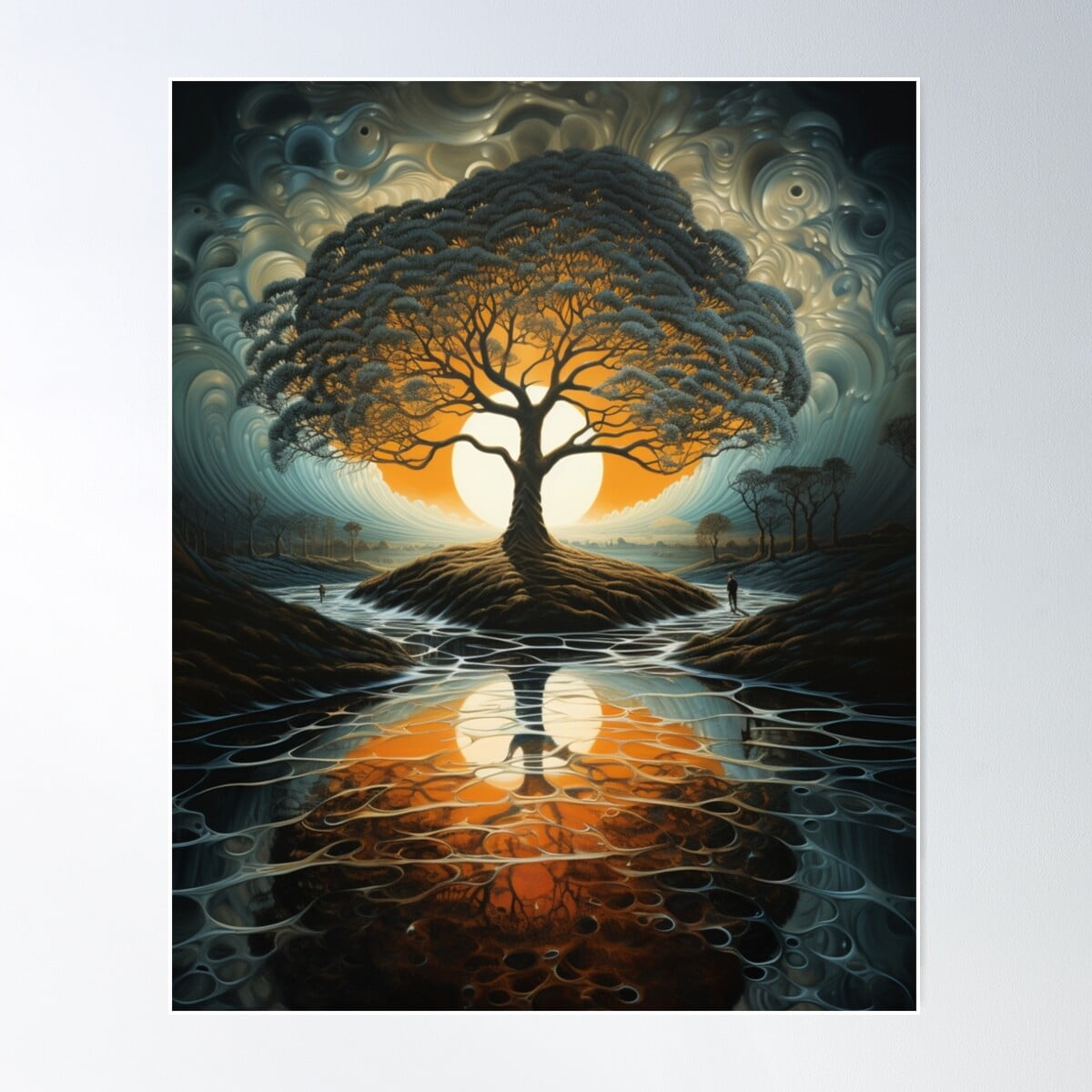 Dopaprint UNFRAMED PAPER POSTER Intellectual Waterfall: A Conceptual ...