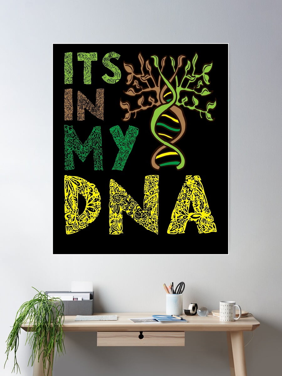 Dopaprint UNFRAMED PAPER POSTER Its In My Dna Garden Amateur Gardener ...