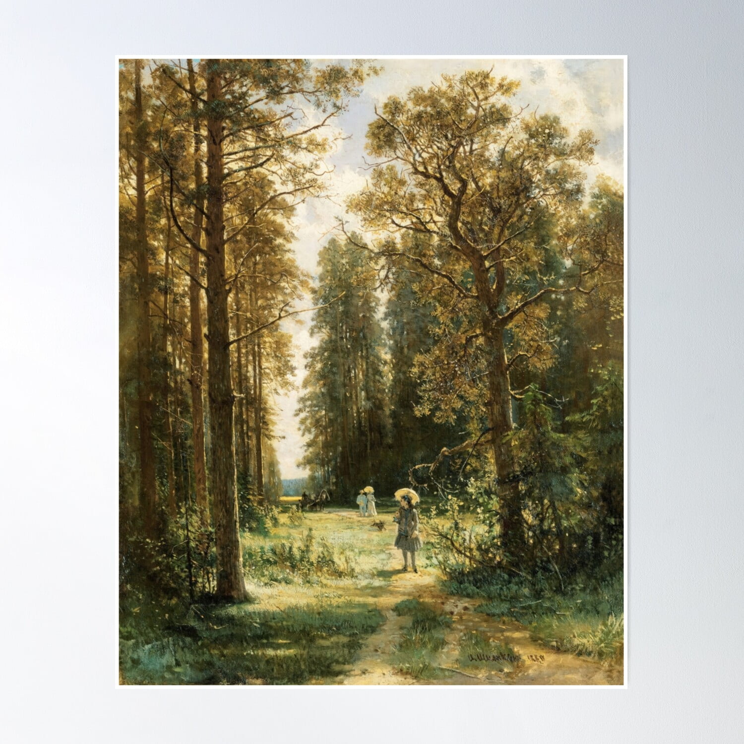 Dopaprint UNFRAMED PAPER POSTER Ivan Shishkin Painter, Ivan Shishkin Paintings, Ivan Shishkin ...