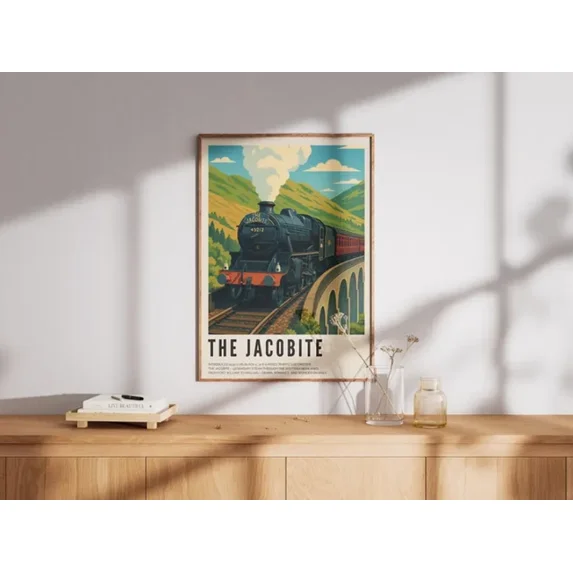 Dopaprint UNFRAMED PAPER POSTER Jacobite Steam Train Poster West ...