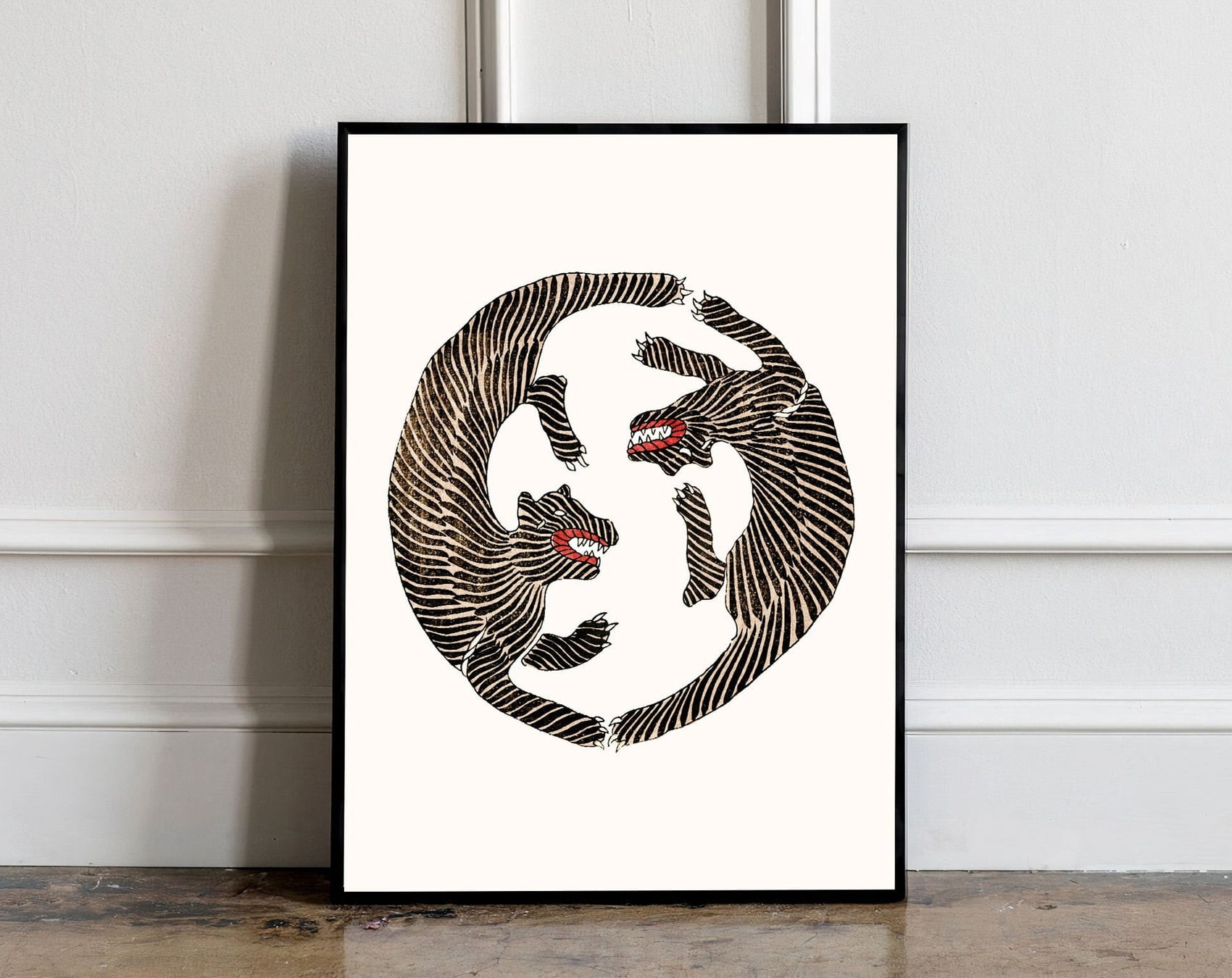 Dopaprint UNFRAMED PAPER POSTER Japanese Vintage Woodblock Print By ...