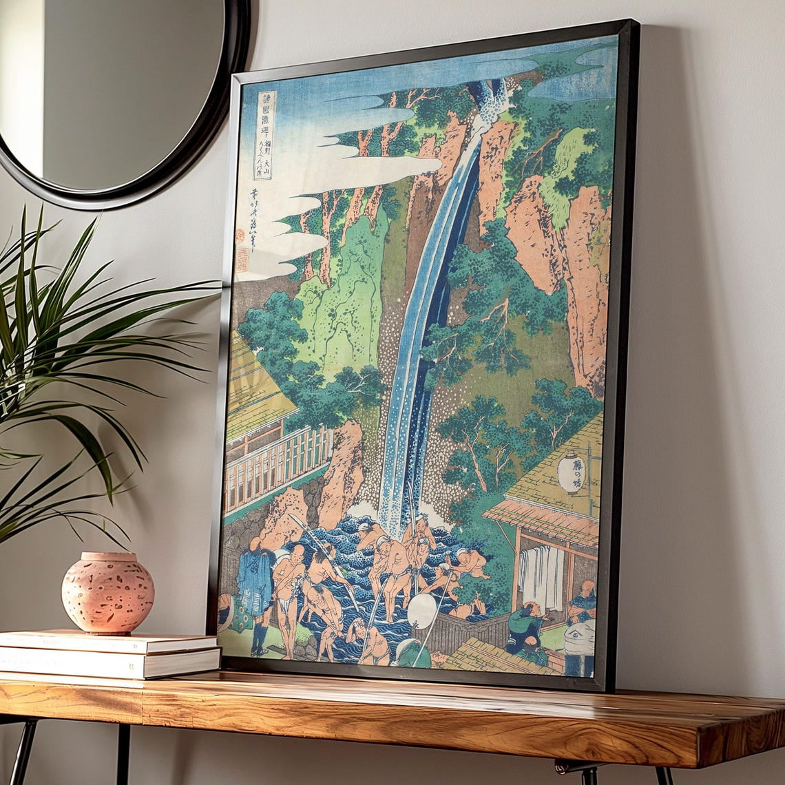 Dopaprint UNFRAMED PAPER POSTER Japanese Woodblock Art Rå Ben Falls At ...