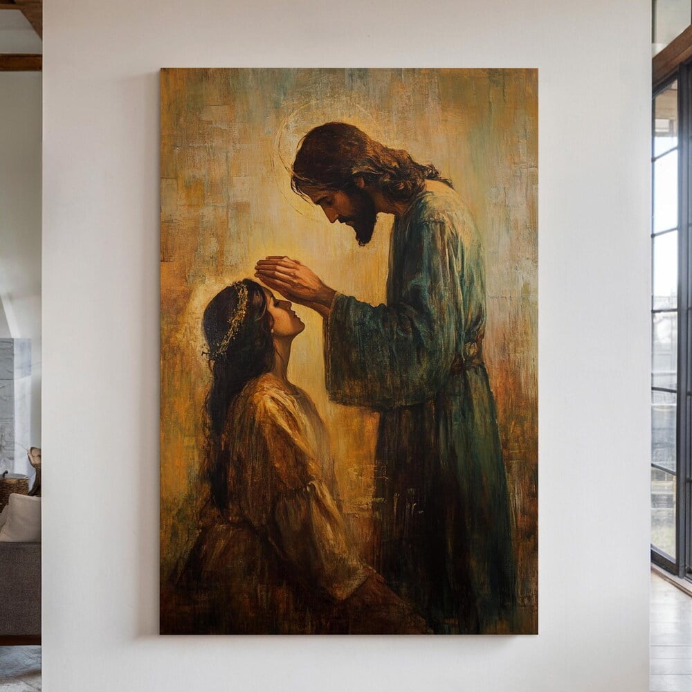 Dopaprint UNFRAMED PAPER POSTER Jesus Blessing Artwork - Faithful ...