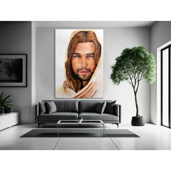 Dopaprint UNFRAMED PAPER POSTER Jesus Christ Portrait Wall Art ...