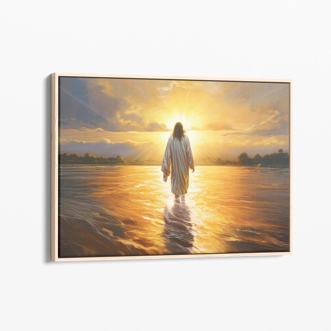 Dopaprint UNFRAMED PAPER POSTER Jesus Christ Walking On Water Print ...