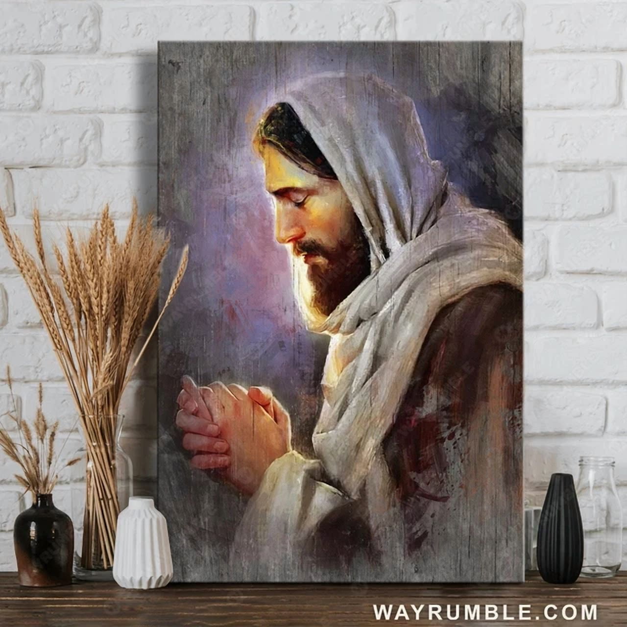 Dopaprint UNFRAMED PAPER POSTER Jesus Painting, Prayer For Healing ...