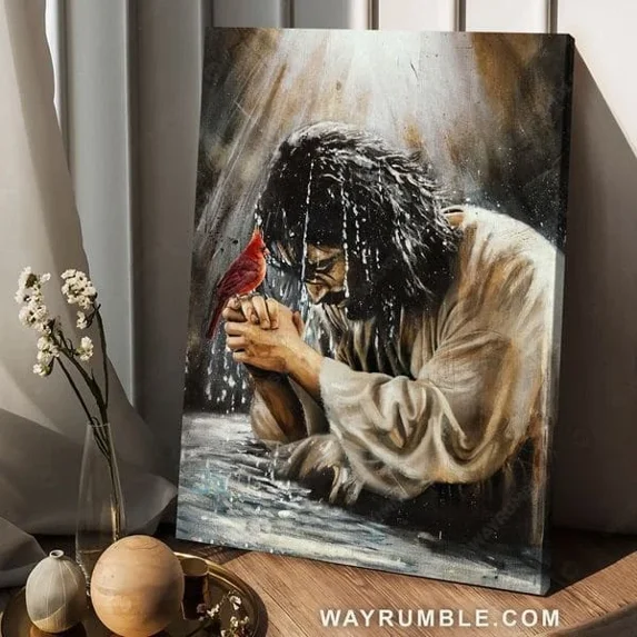 Dopaprint UNFRAMED PAPER POSTER Jesus Poster, Cardinal Bird, God Poster ...