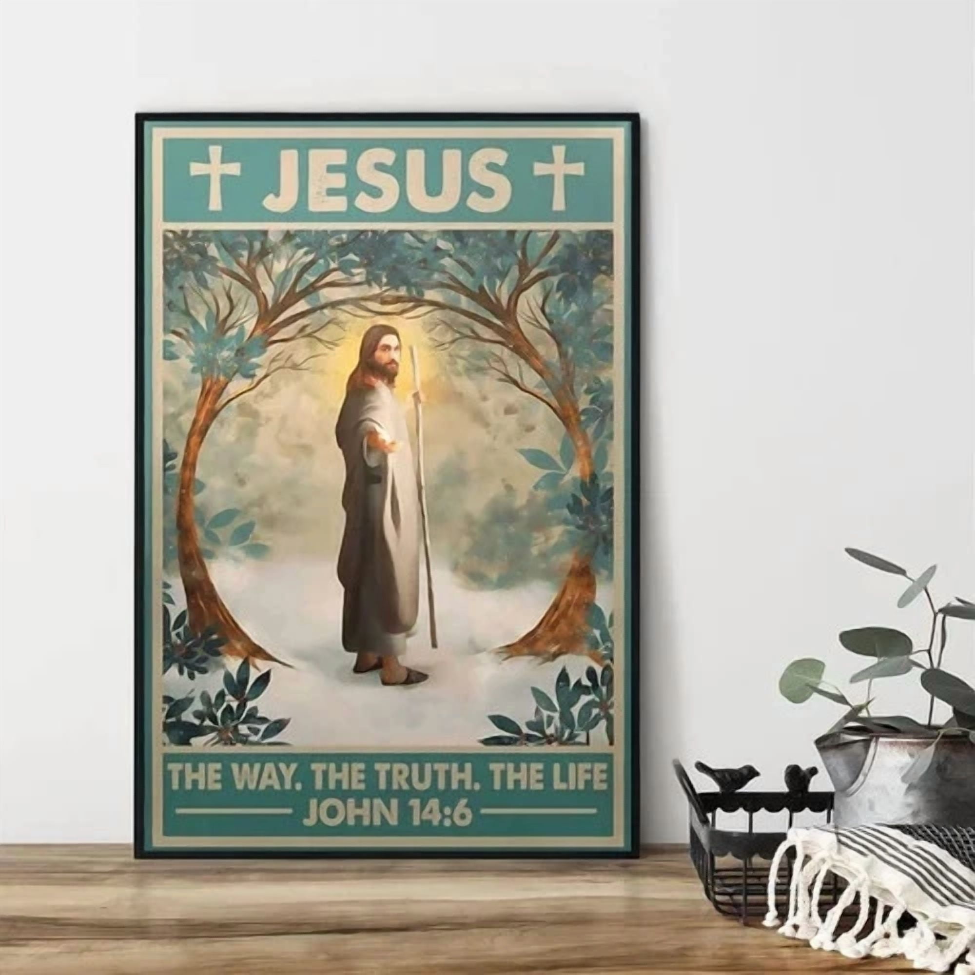 Dopaprint UNFRAMED PAPER POSTER Jesus The Way The Truth The Life Jesus ...