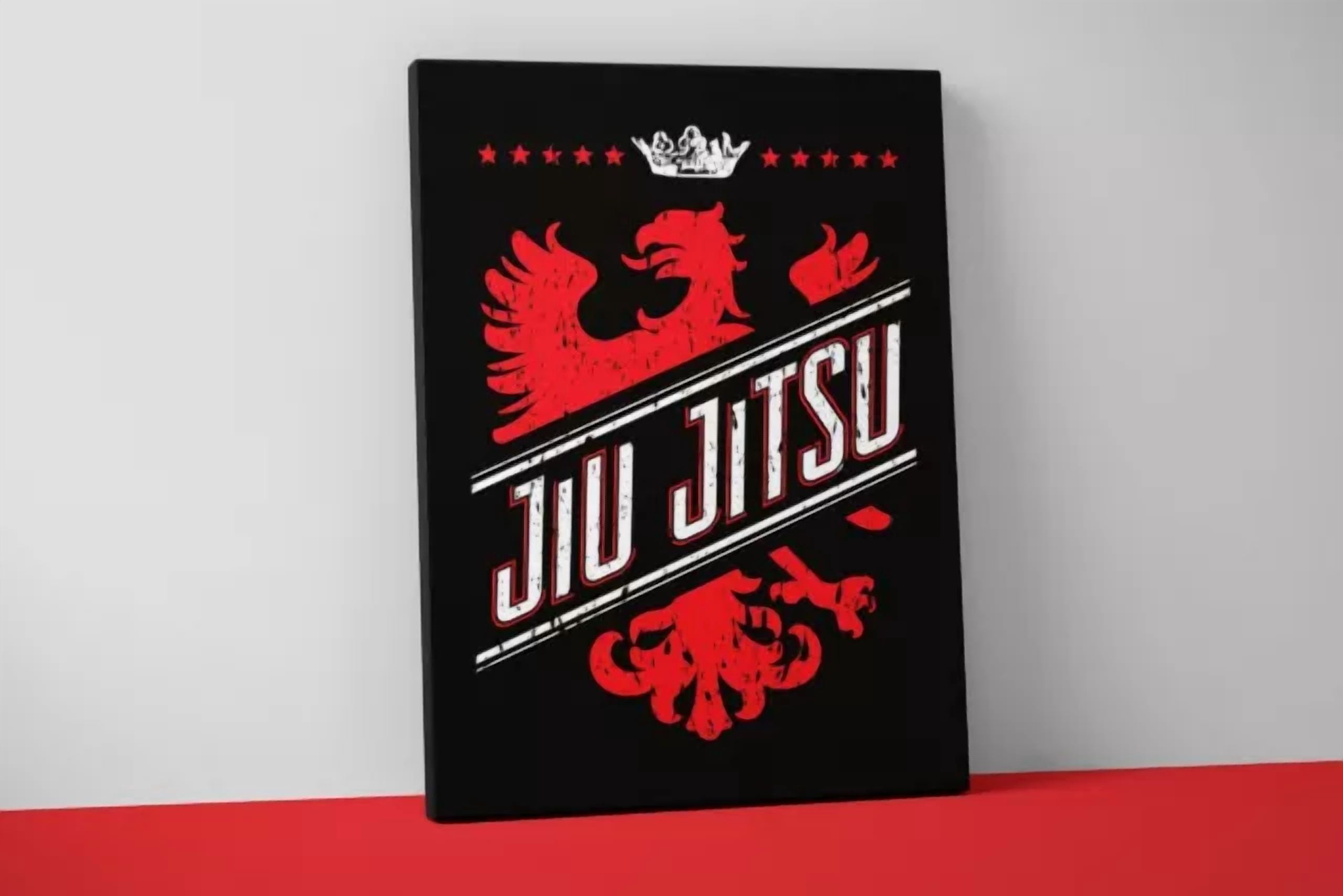 Dopaprint UNFRAMED PAPER POSTER Jiu Jitsu Eagle Mounted Art - Bjj Wall ...