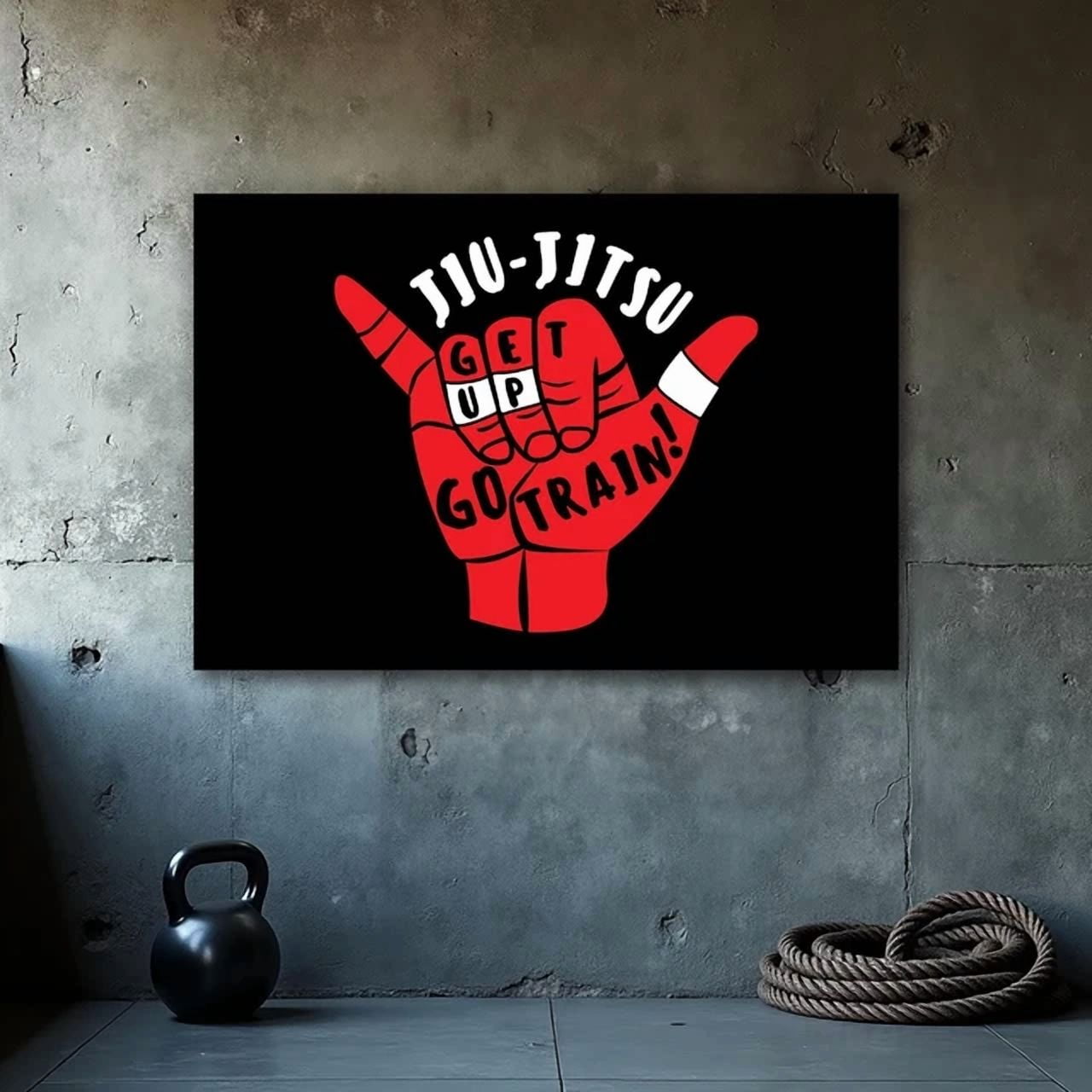 Dopaprint UNFRAMED PAPER POSTER Jiu Jitsu Poster - Bjj Motivational Art ...