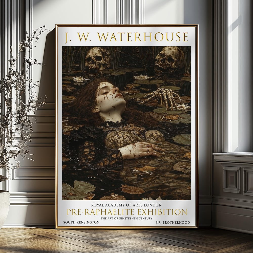 Dopaprint UNFRAMED PAPER POSTER John William Waterhouse Dark Romantic ...