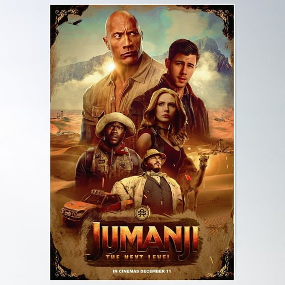 Dopaprint UNFRAMED PAPER POSTER Jumanji Movie Poster Wall Art, Modern ...