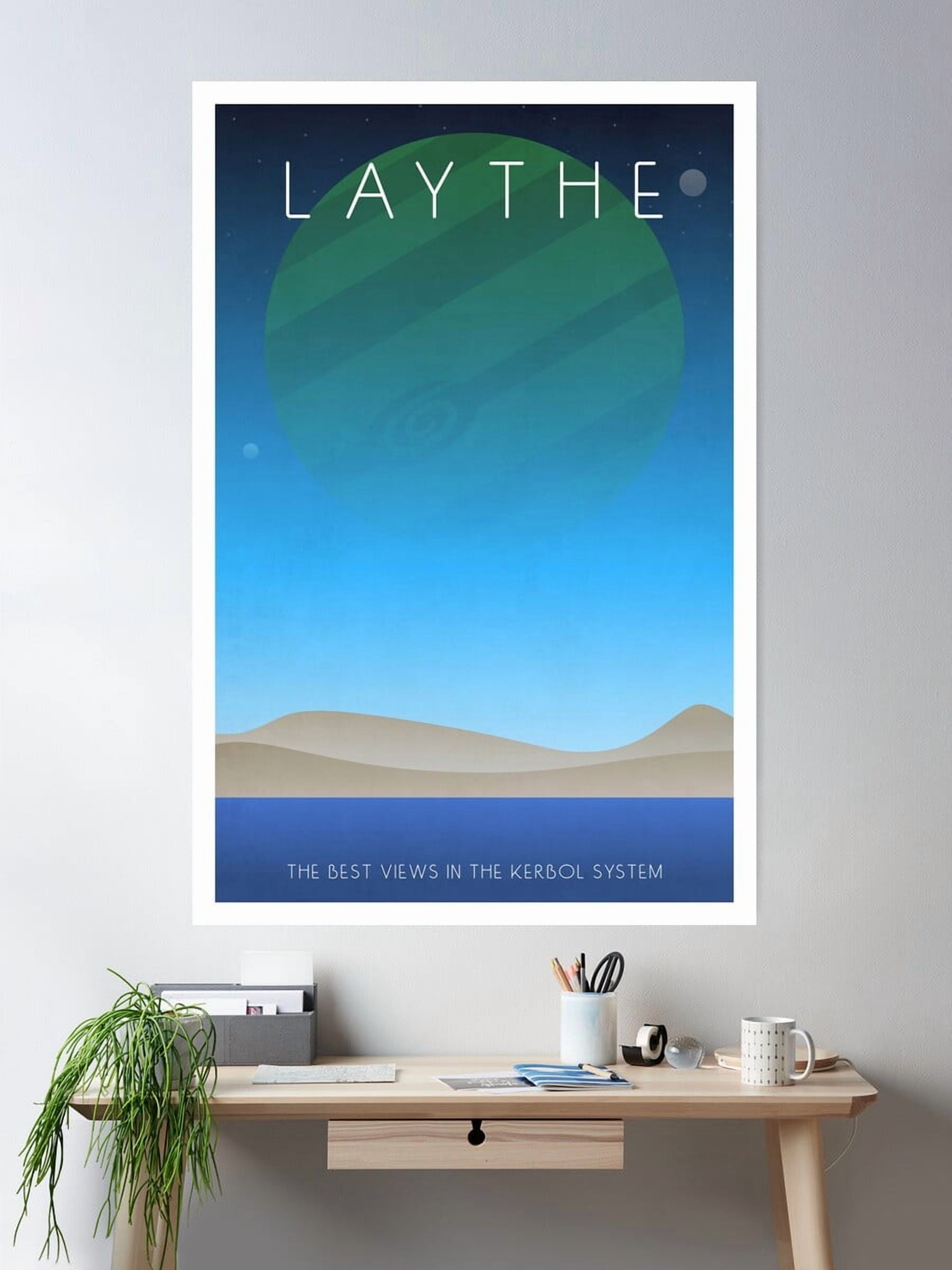 Dopaprint UNFRAMED PAPER POSTER Kerbal Space Program Poster - Laythe ...