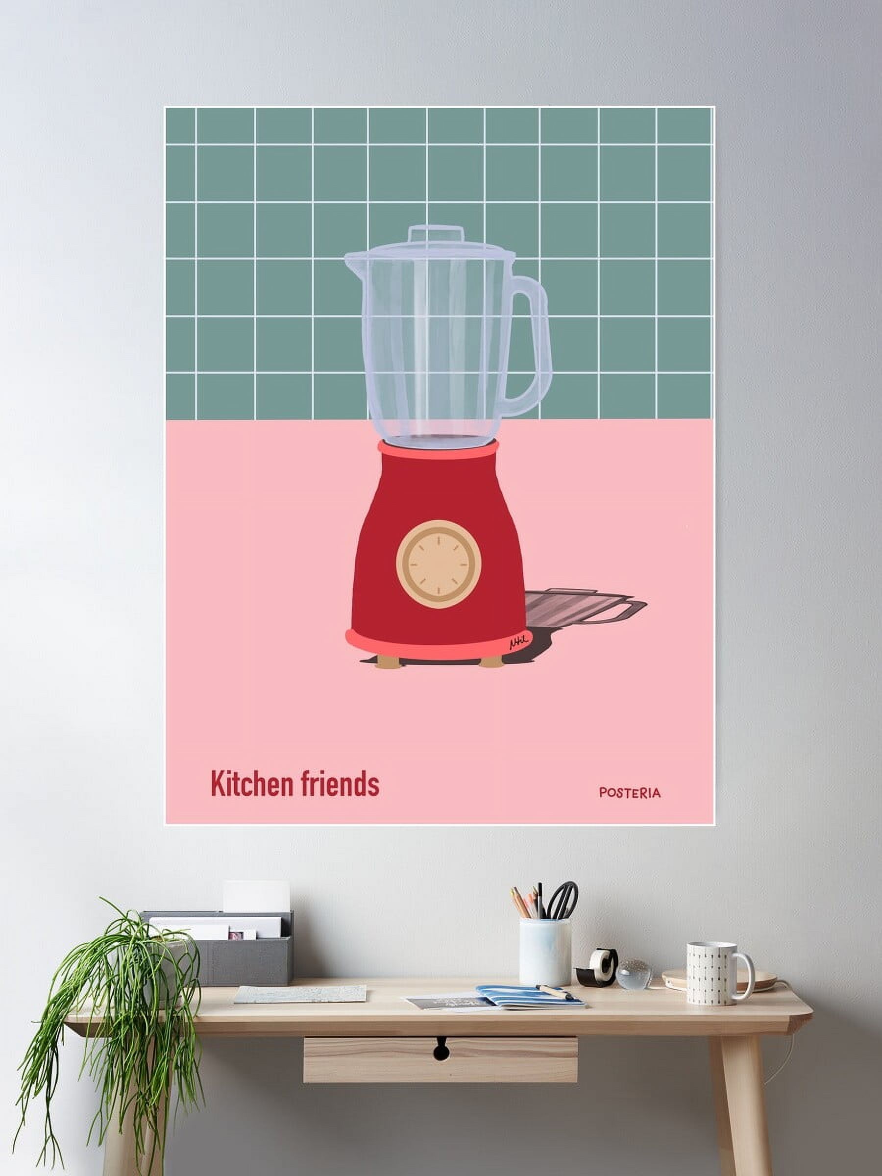 Dopaprint UNFRAMED PAPER POSTER Kitchen Friends Kitchen Mixer Poster ...