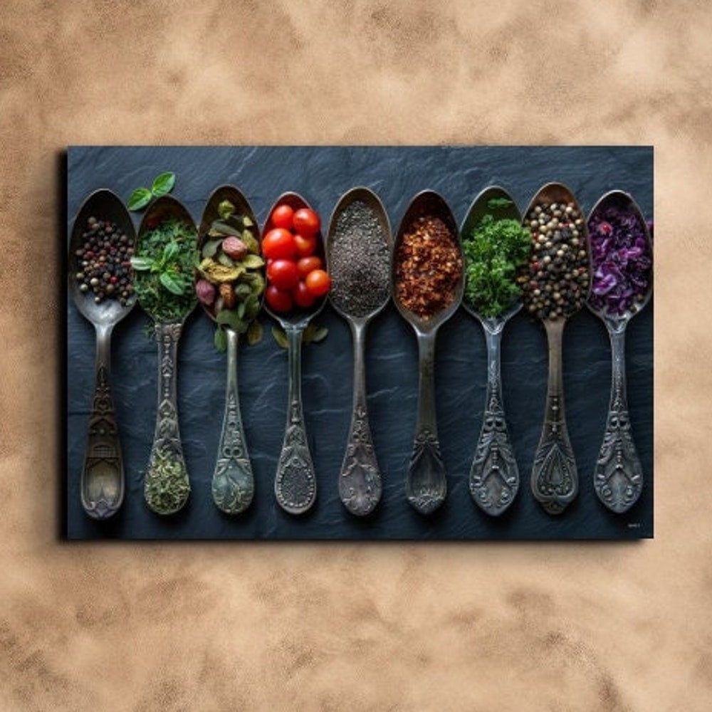 Dopaprint UNFRAMED PAPER POSTER Kitchen Wall Decor Herbs And Spices ...