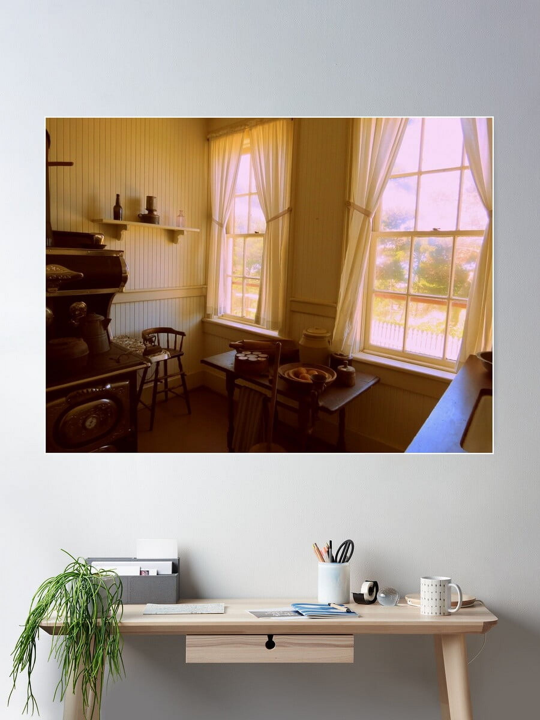 Dopaprint UNFRAMED PAPER POSTER Kitchen Window'S...Lighthouse At ...