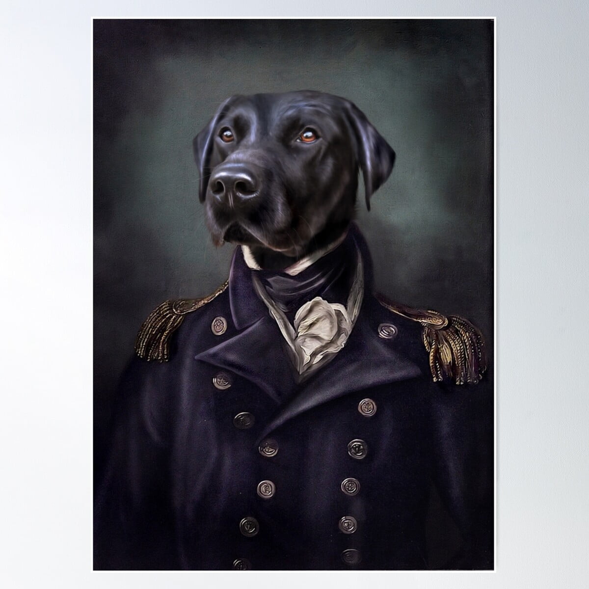 Dopaprint UNFRAMED PAPER POSTER Labrador Portrait - Jake Poster Wall ...