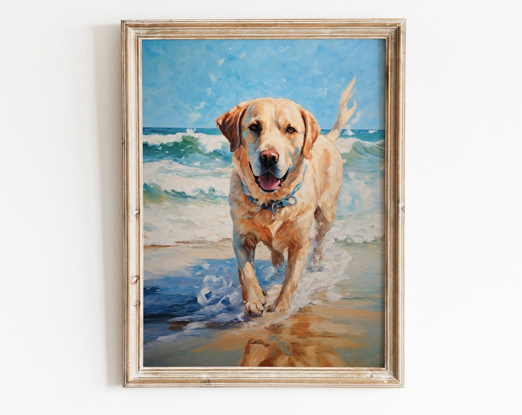 Dopaprint UNFRAMED PAPER POSTER Labrador Retriever Art Print, Cute Gift ...