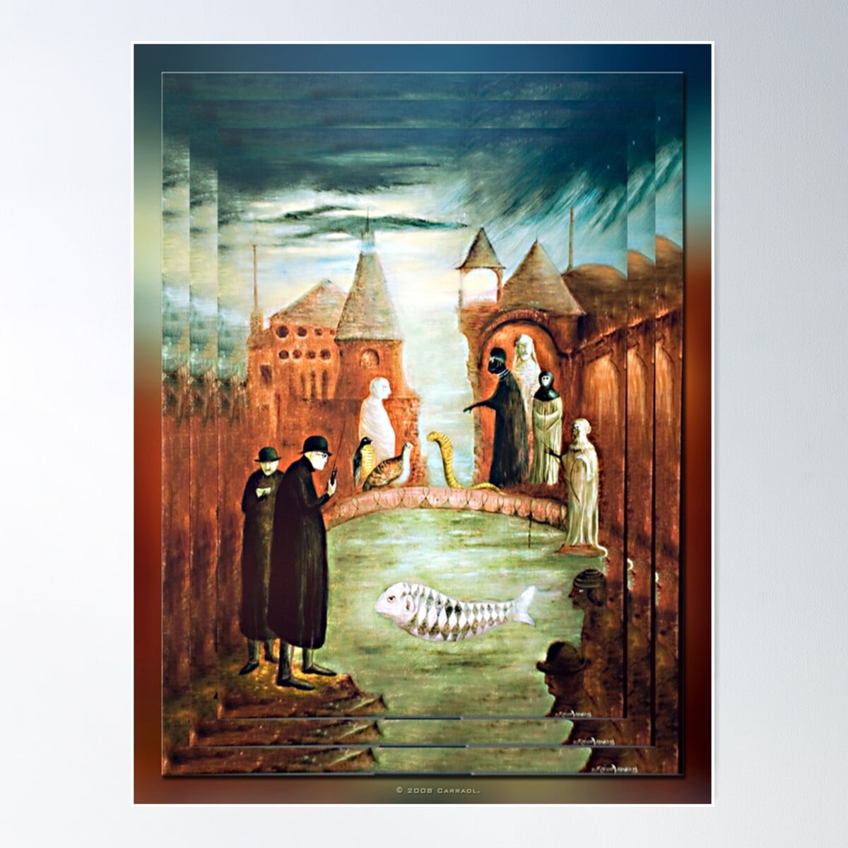 Dopaprint UNFRAMED PAPER POSTER Leonora Carrington In Mexico City Ii ...