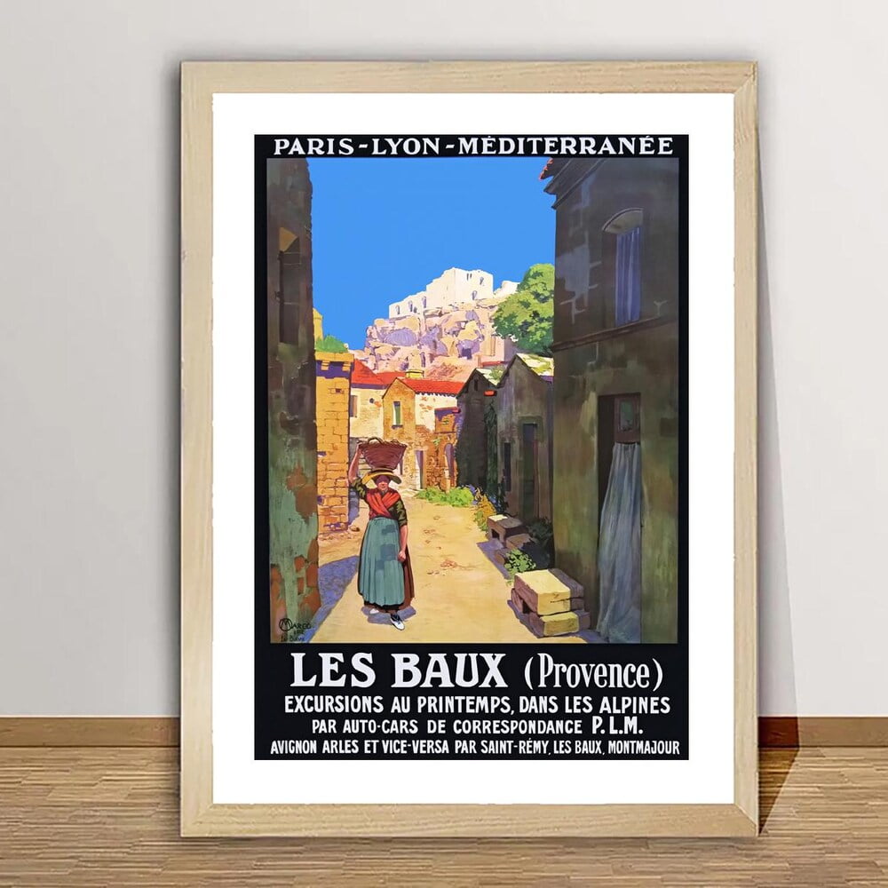 Dopaprint UNFRAMED PAPER POSTER Les Baux Provence, Excursions Au ...