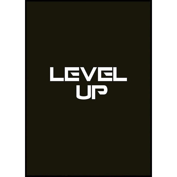 Dopaprint UNFRAMED PAPER POSTER Level Up Print Wall Art, Modern Wall ...
