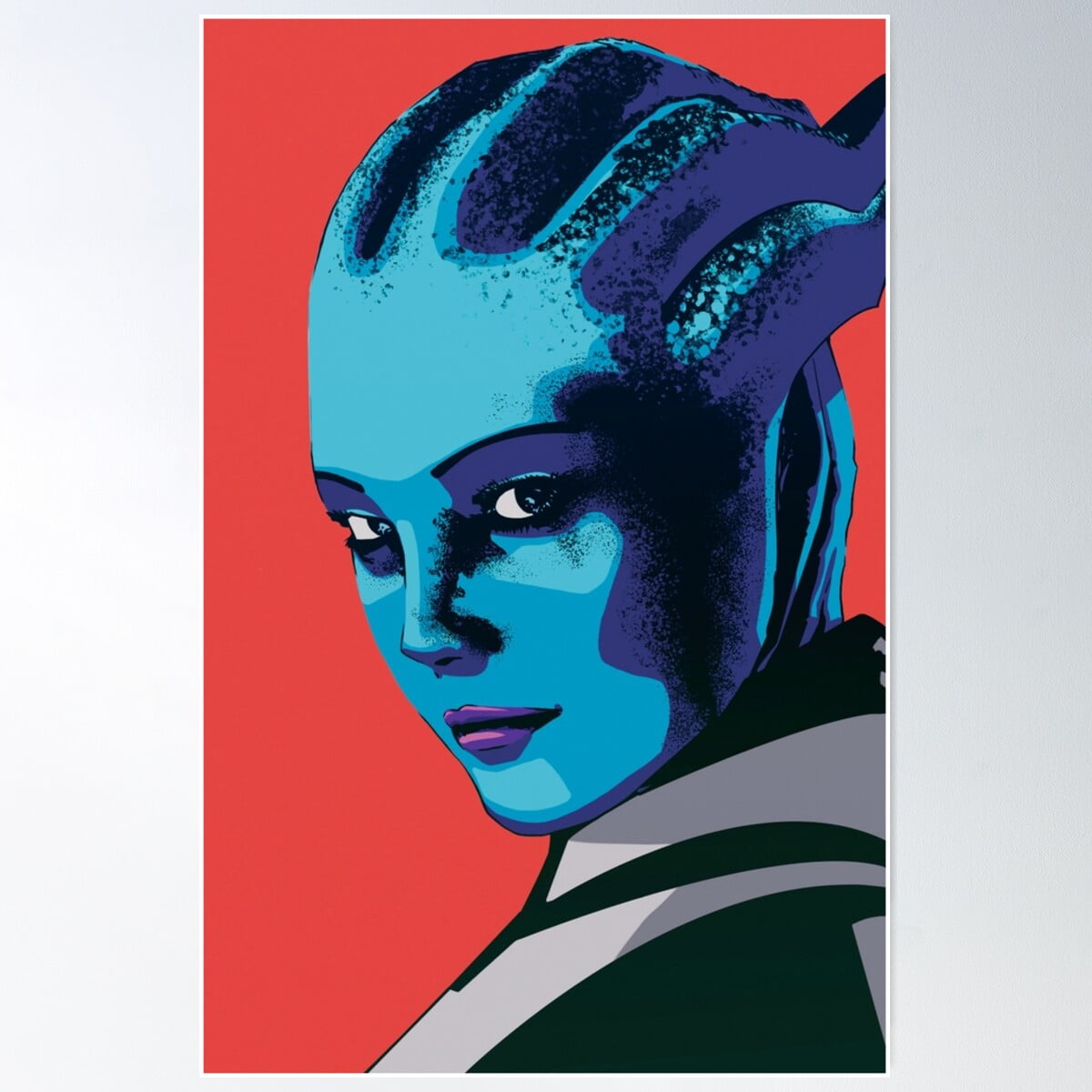Dopaprint UNFRAMED PAPER POSTER Liara T'Soni - Mass Effect Poster Wall ...