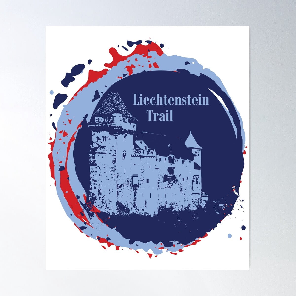 Dopaprint UNFRAMED PAPER POSTER Liechtenstein Trail Poster Wall Art ...