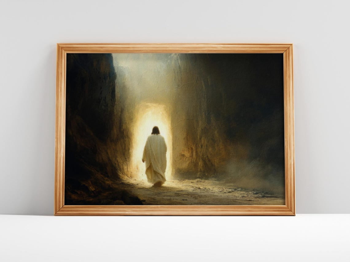 Dopaprint UNFRAMED PAPER POSTER The Light Of Resurrection, Easter ...