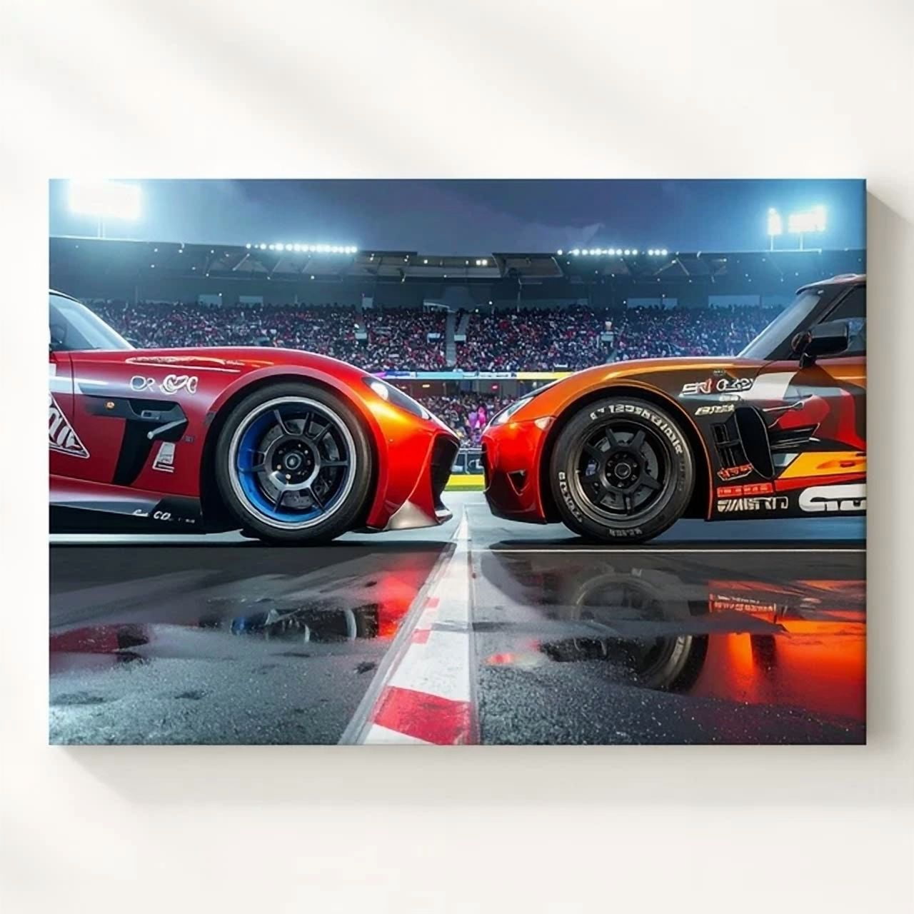 Dopaprint UNFRAMED PAPER POSTER Lightning Mcqueen Vs. Jackson Storm ...