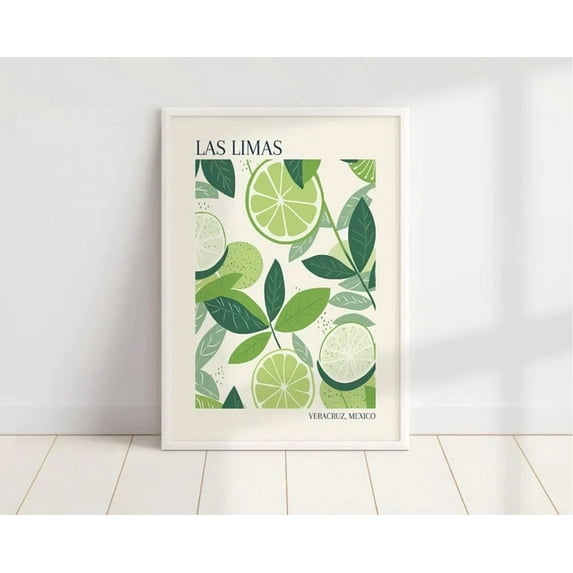 Dopaprint UNFRAMED PAPER POSTER Lime Citrus Poster Art, Home Decor ...