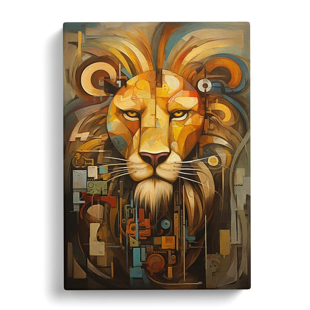 Dopaprint UNFRAMED PAPER POSTER Lion Dadaism No.2 Wall Art Print Decor ...