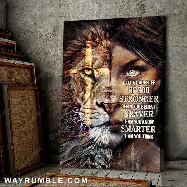 Dopaprint UNFRAMED PAPER POSTER Lion Of Judah, The Beautiful Girl, I Am ...