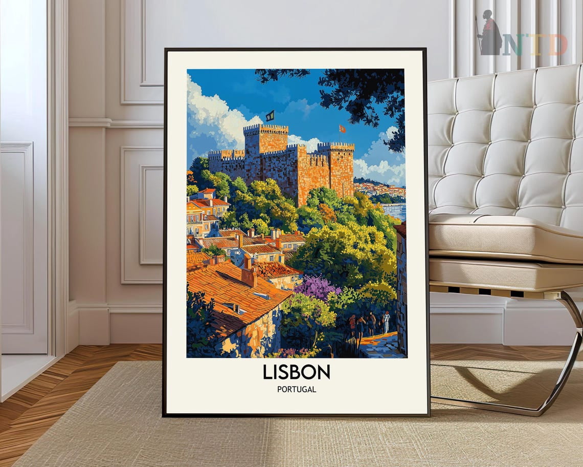 Dopaprint UNFRAMED PAPER POSTER Lisbon Travel, Lisbon Portugal ...