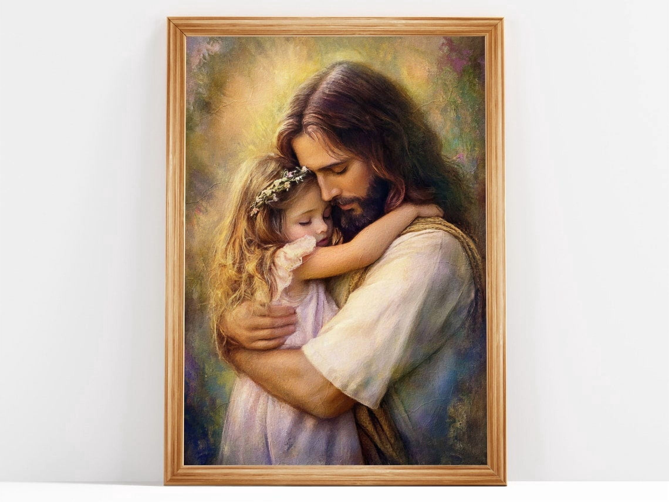 Dopaprint UNFRAMED PAPER POSTER Loving Him, Christian Art, Jesus ...
