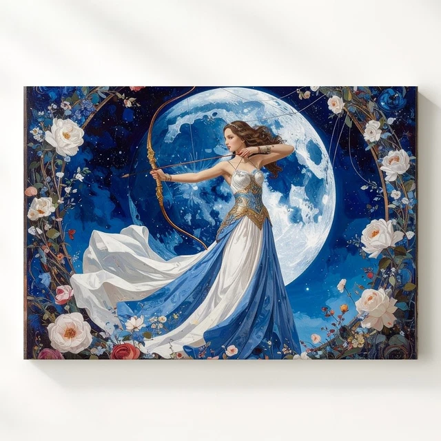 Dopaprint UNFRAMED PAPER POSTER Lunar Huntress Postercelestial Archer ...