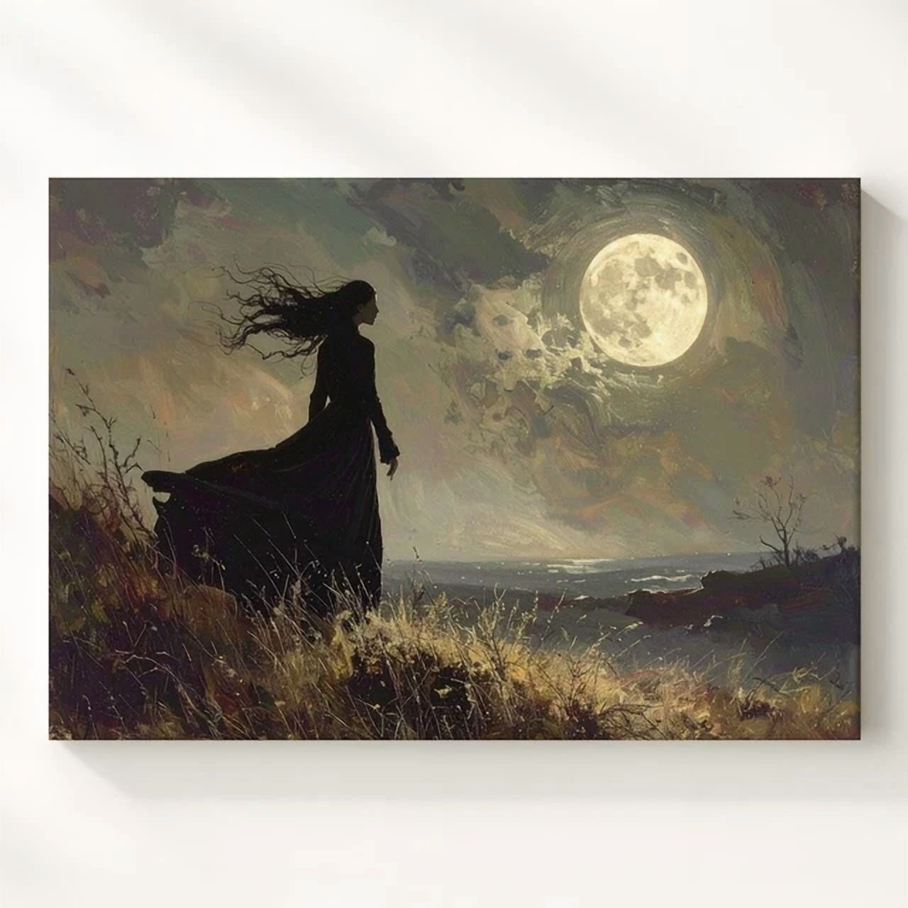 Dopaprint UNFRAMED PAPER POSTER Lunar Wanderer Postersolitary Cloaked ...