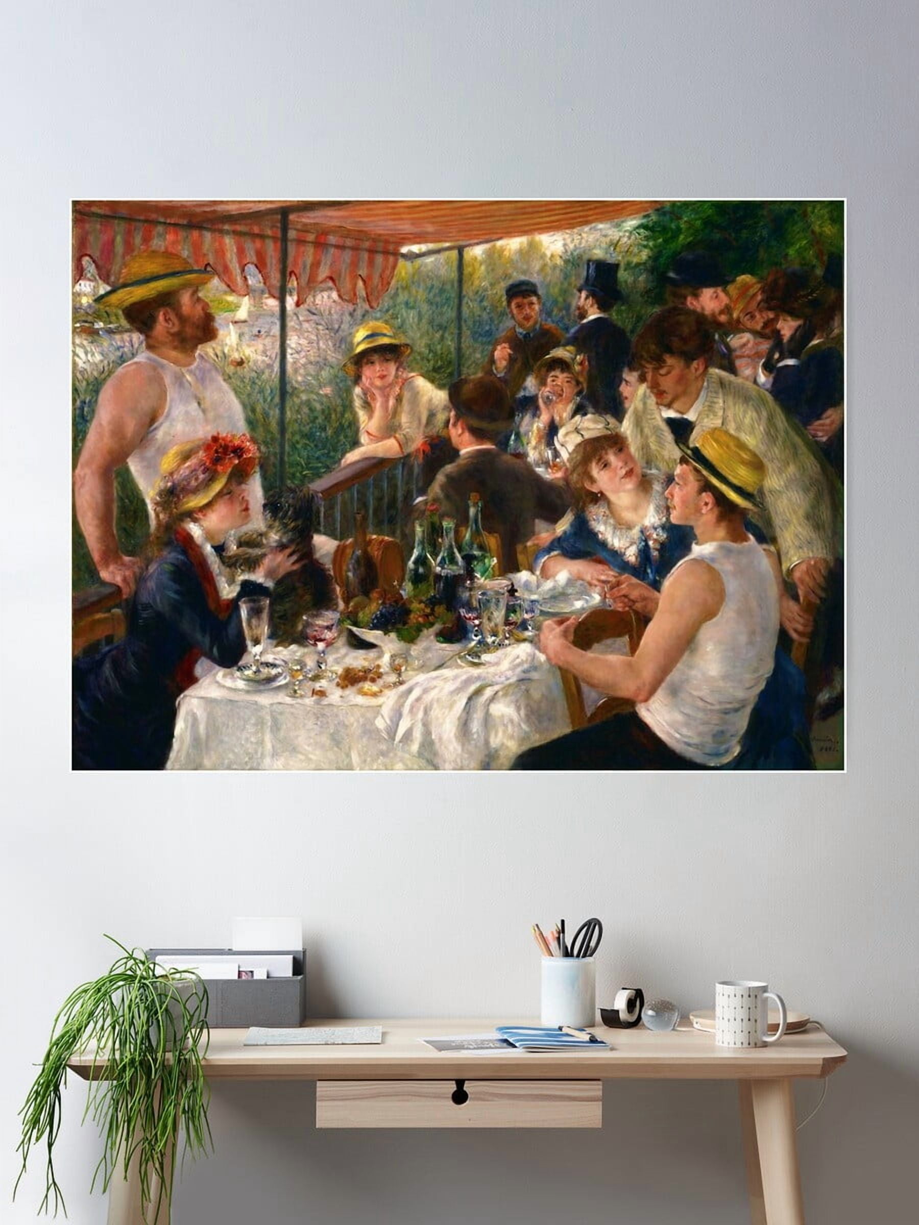Dopaprint UNFRAMED PAPER POSTER Luncheon Of The Boating Party By Pierre ...