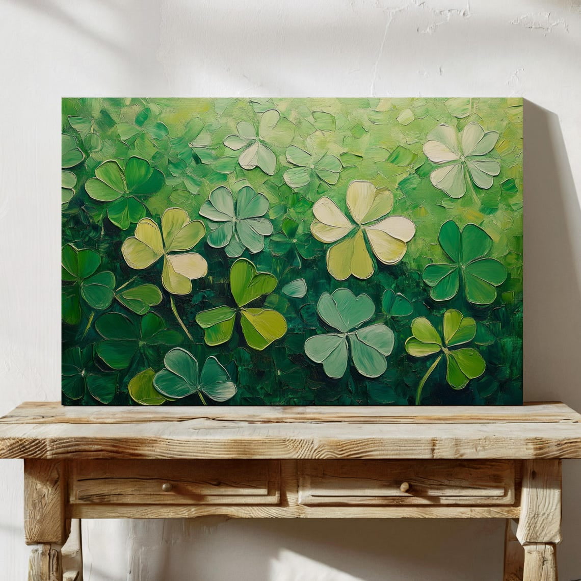 Dopaprint UNFRAMED PAPER POSTER Lush Clover Fields Wall Art - Vibrant ...