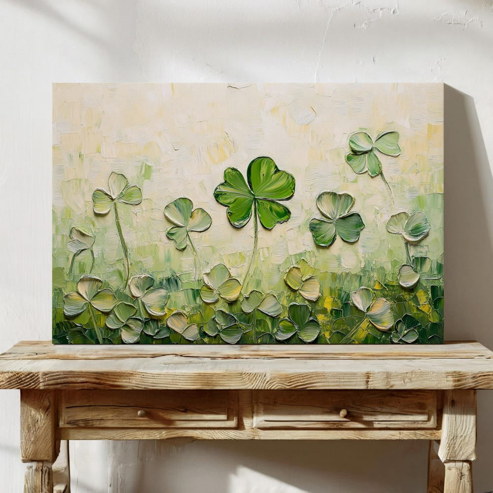 Dopaprint UNFRAMED PAPER POSTER Lush Green Clover Poster Wall Art ...