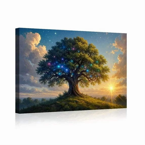 Dopaprint UNFRAMED PAPER POSTER Magical Tree Wall Art Poster Enchanting ...