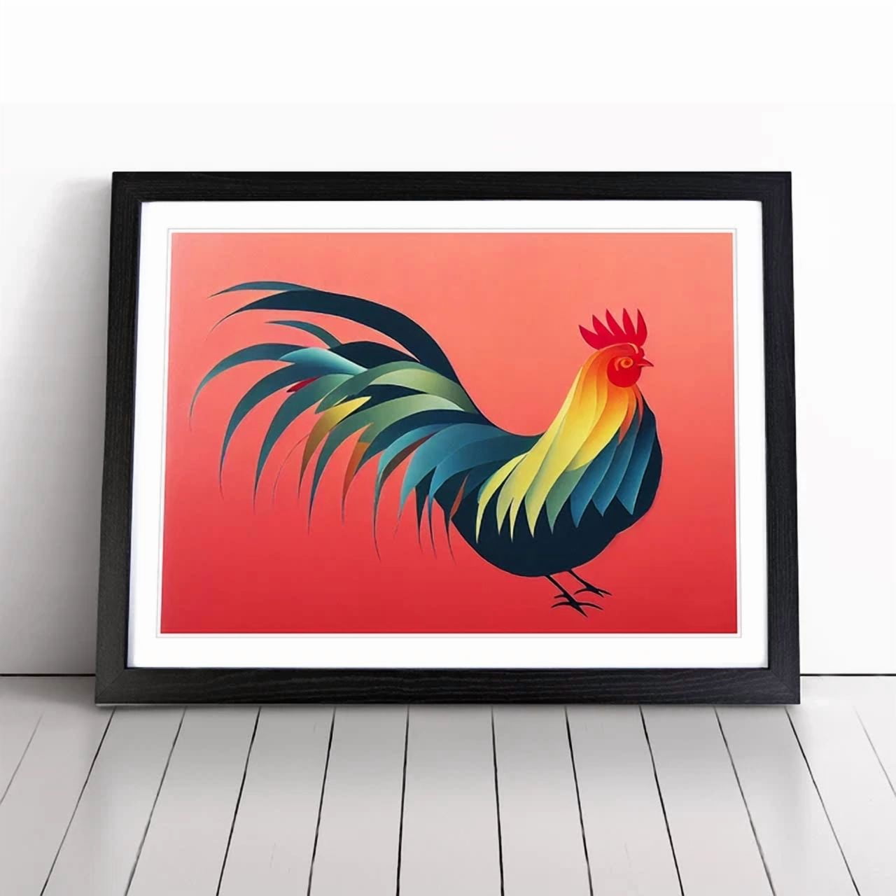 Dopaprint UNFRAMED PAPER POSTER Magnetic Rooster Wall Art Print Poster ...