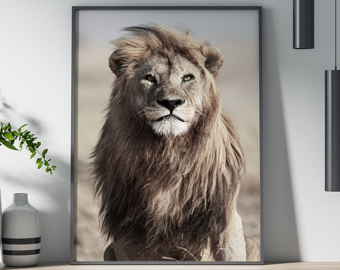 Dopaprint UNFRAMED PAPER POSTER Majestic Lion Poster, Poster Print ...