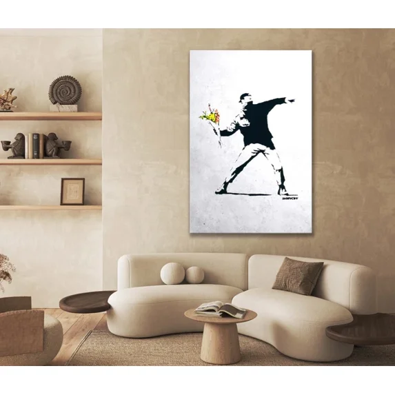 Dopaprint UNFRAMED PAPER POSTER Man Holding Flowers Poster Art, Home ...