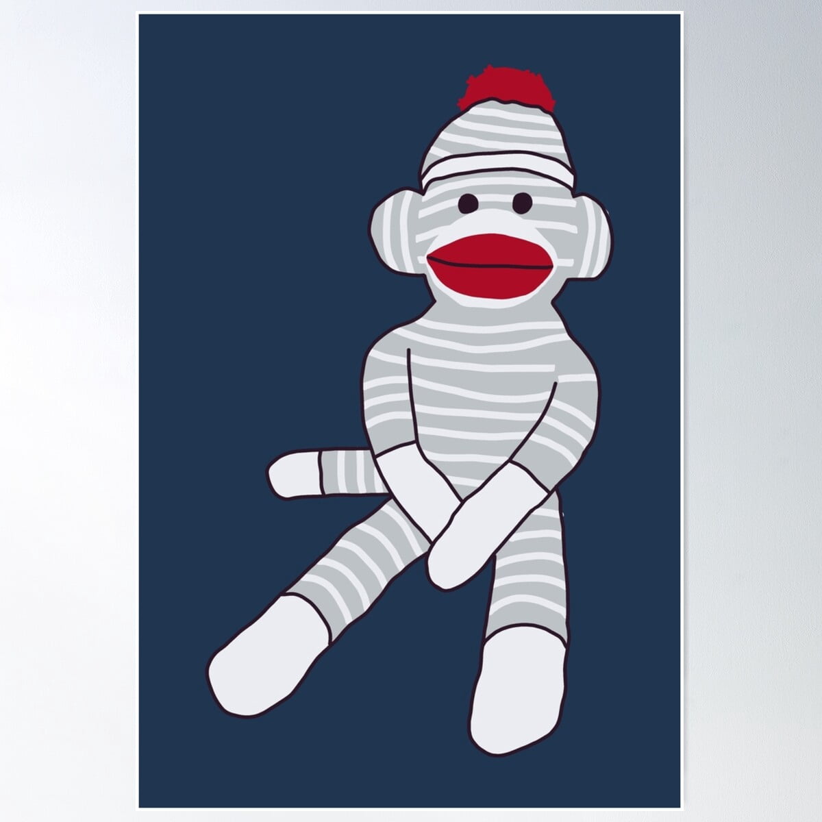 Dopaprint UNFRAMED PAPER POSTER March 7Th Sock Monkey Day Poster Wall ...