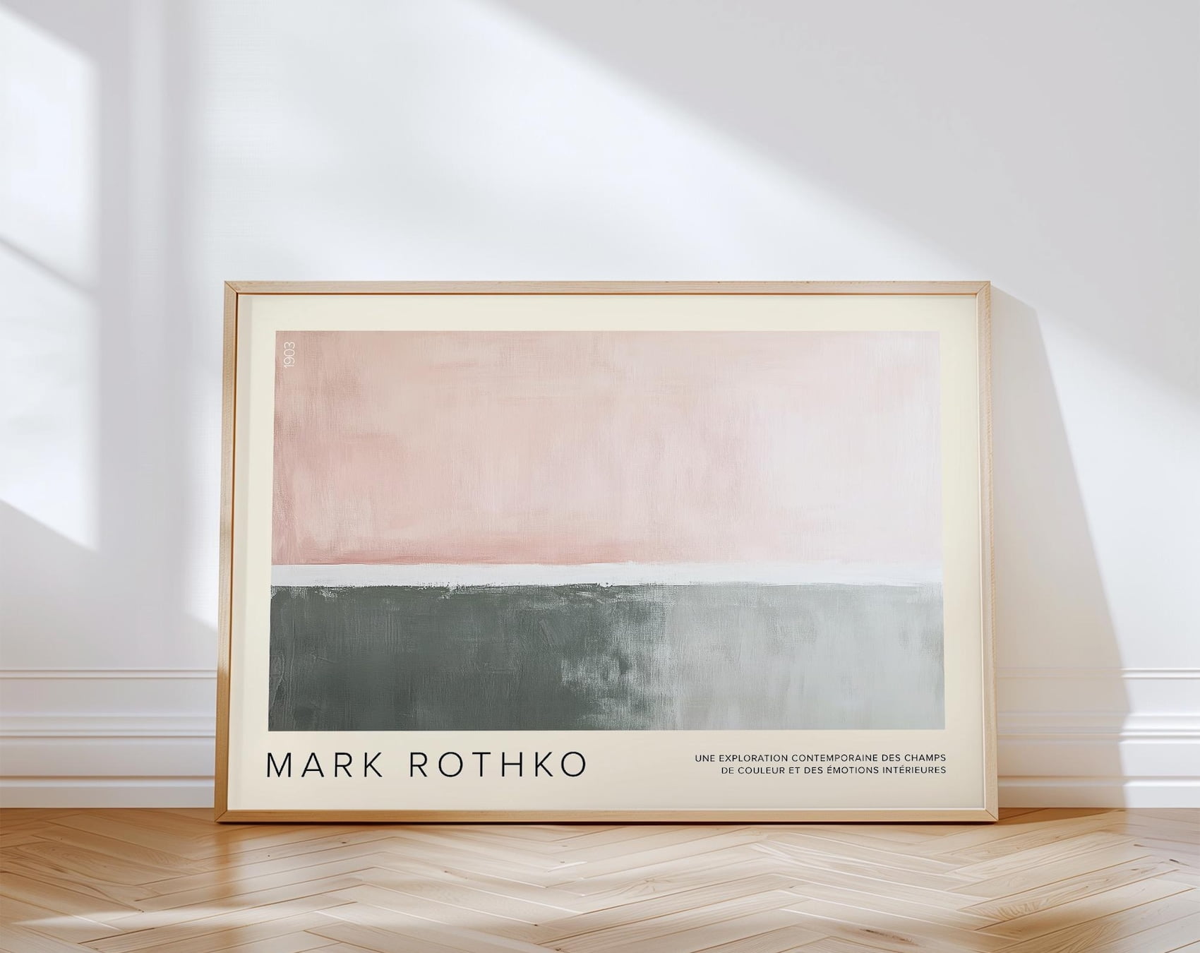 Dopaprint UNFRAMED PAPER POSTER Mark Rothko Inspired Pastel Wall Art ...