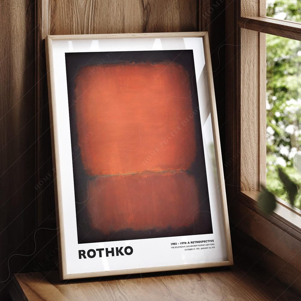 Dopaprint UNFRAMED PAPER POSTER Mark Rothko Print, Abstract Art ...
