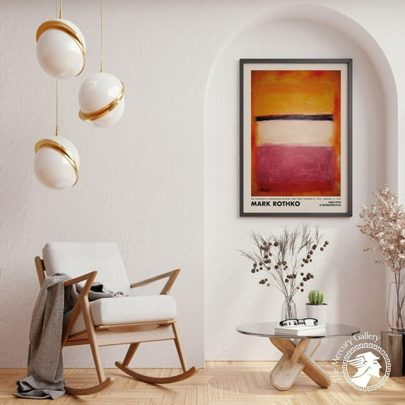 Dopaprint UNFRAMED PAPER POSTER Mark Rothko Print: Minimalist Abstract ...