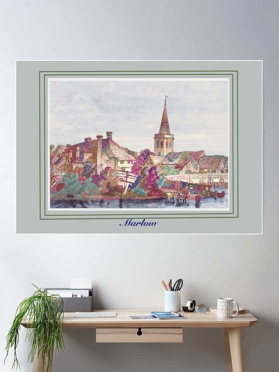 Dopaprint UNFRAMED PAPER POSTER Marlow Poster Wall Art, Modern Wall ...
