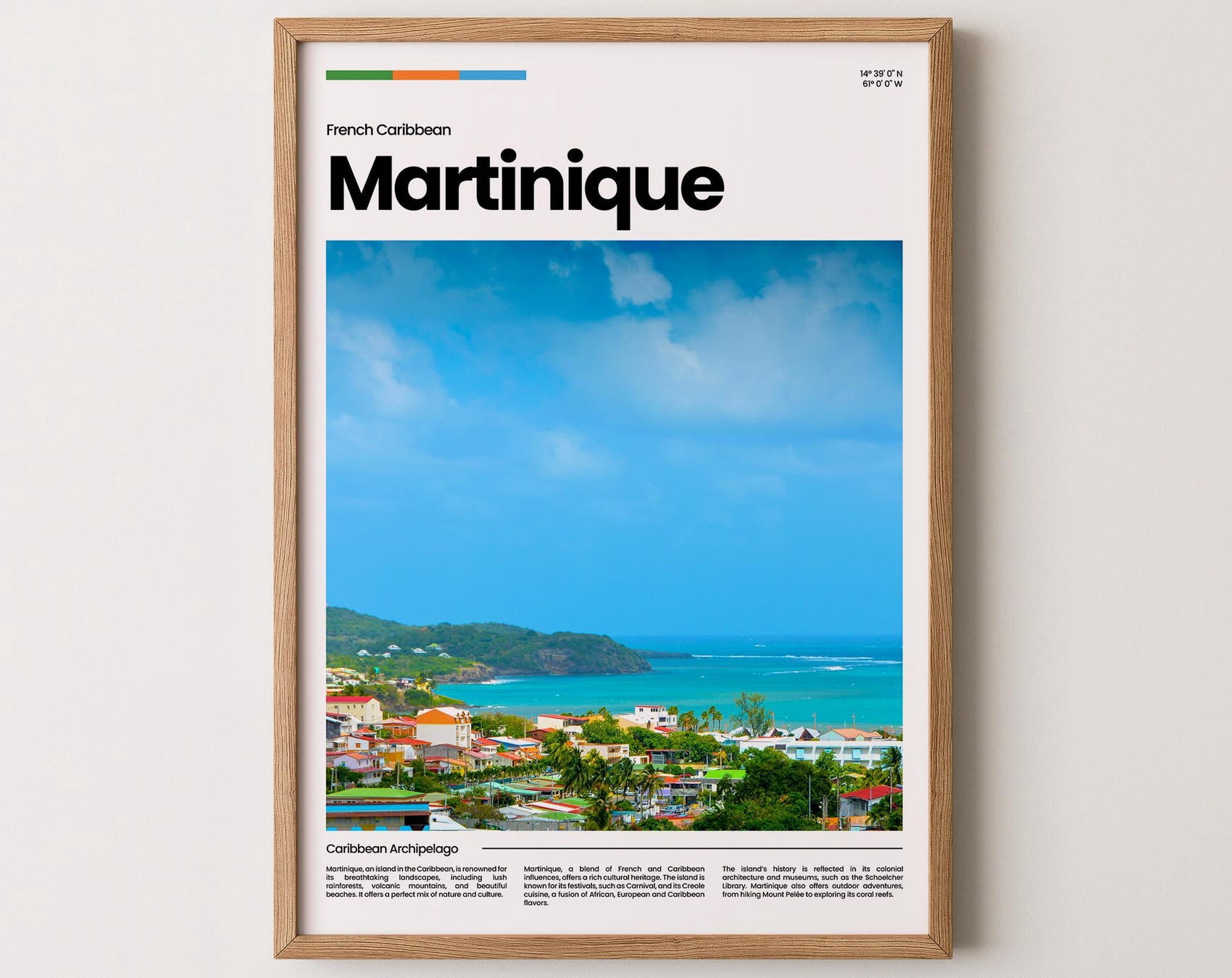 Dopaprint UNFRAMED PAPER POSTER Martinique Poster, Martinique Print ...