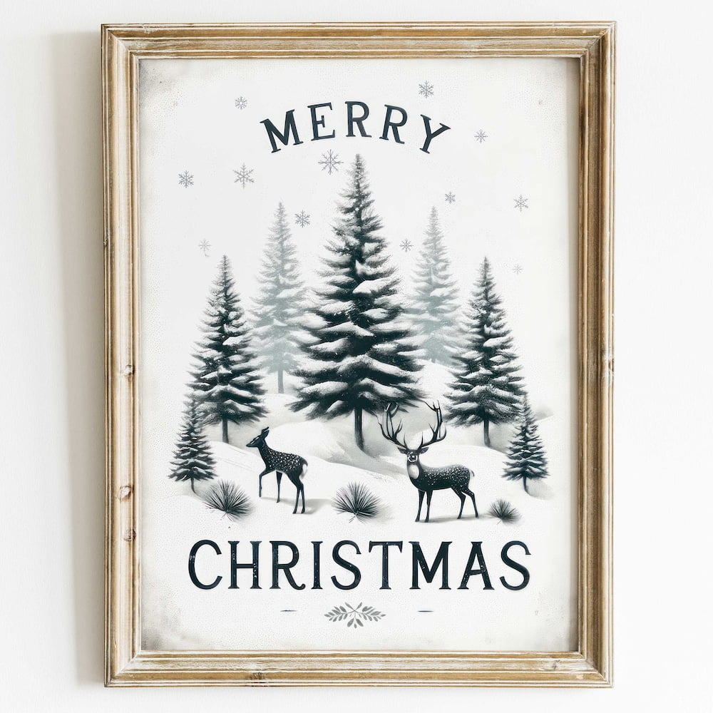Dopaprint UNFRAMED PAPER POSTER Merry Chri.Stm.As Print, Chri.Stm.As ...